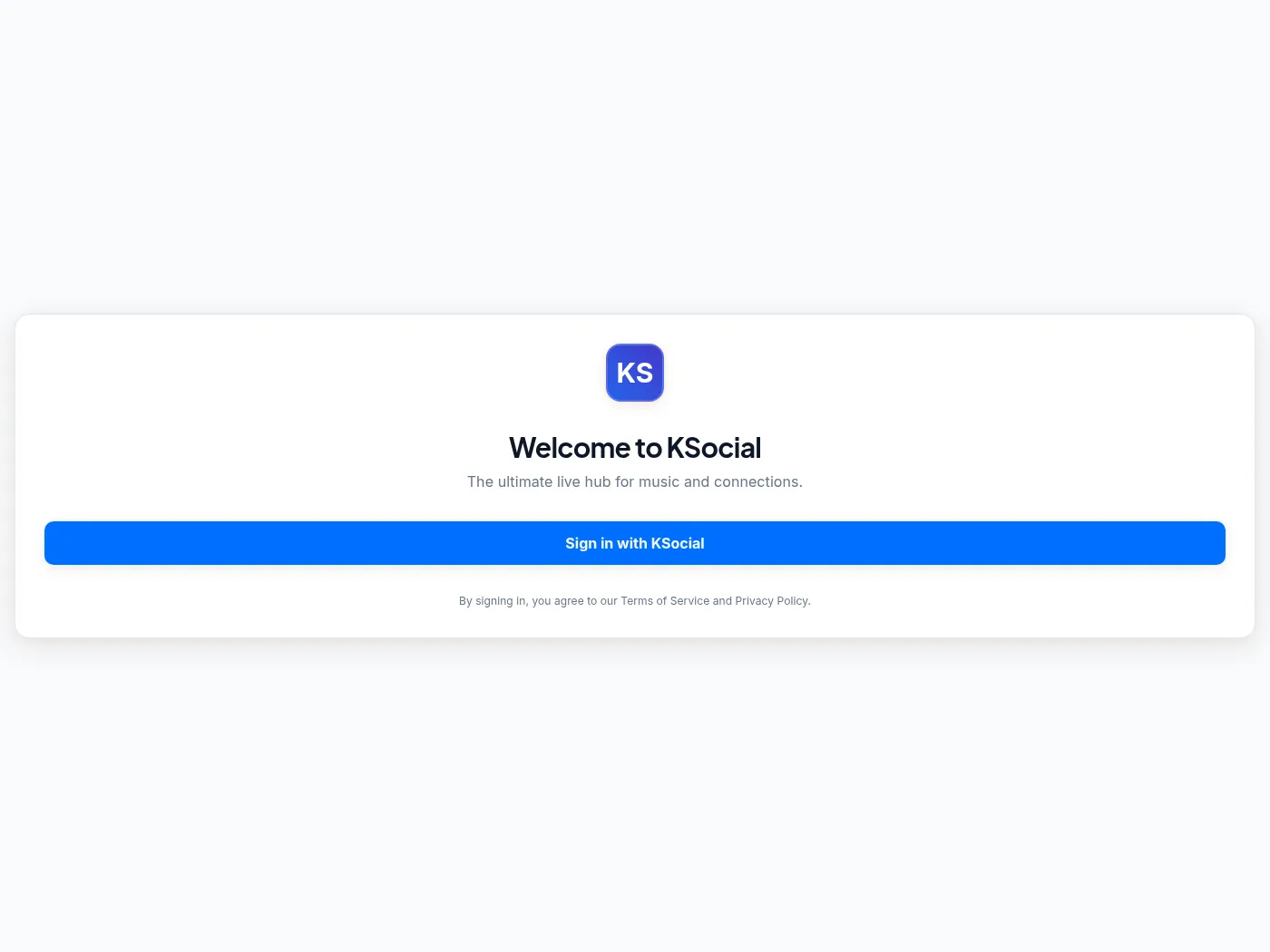 KSocial Live Hub