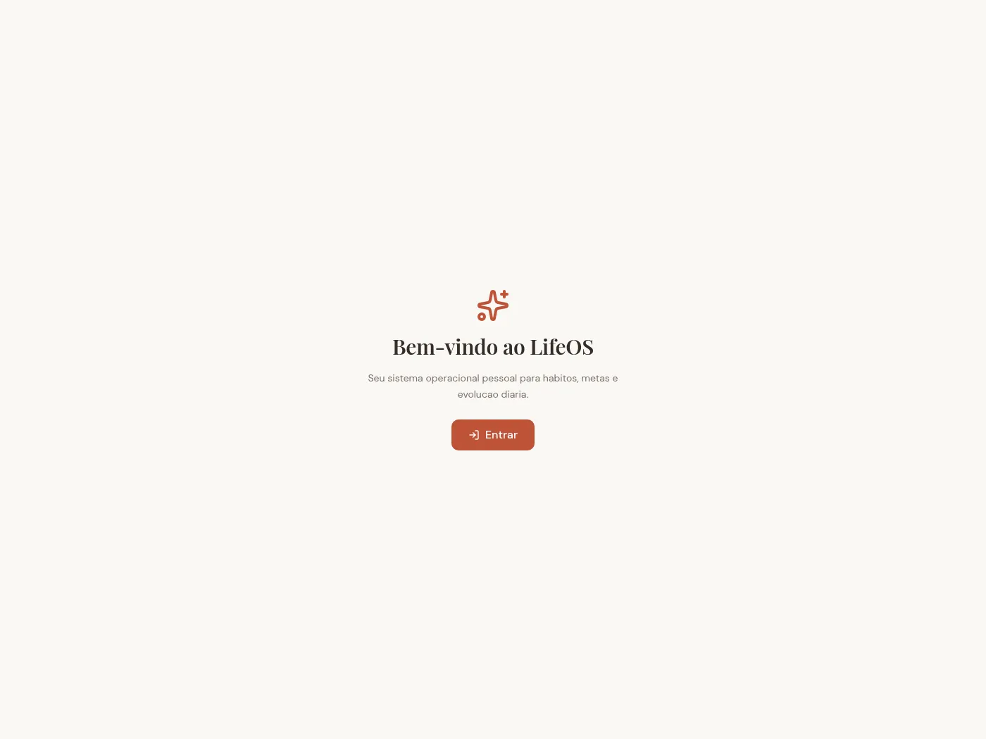 LifeOS Personal Dashboard