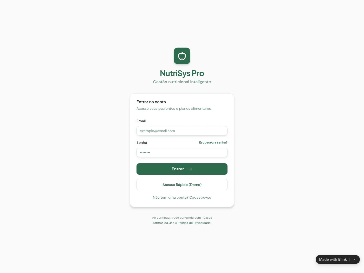 NutriSys Pro