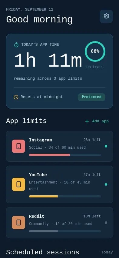 AppTime Scheduler