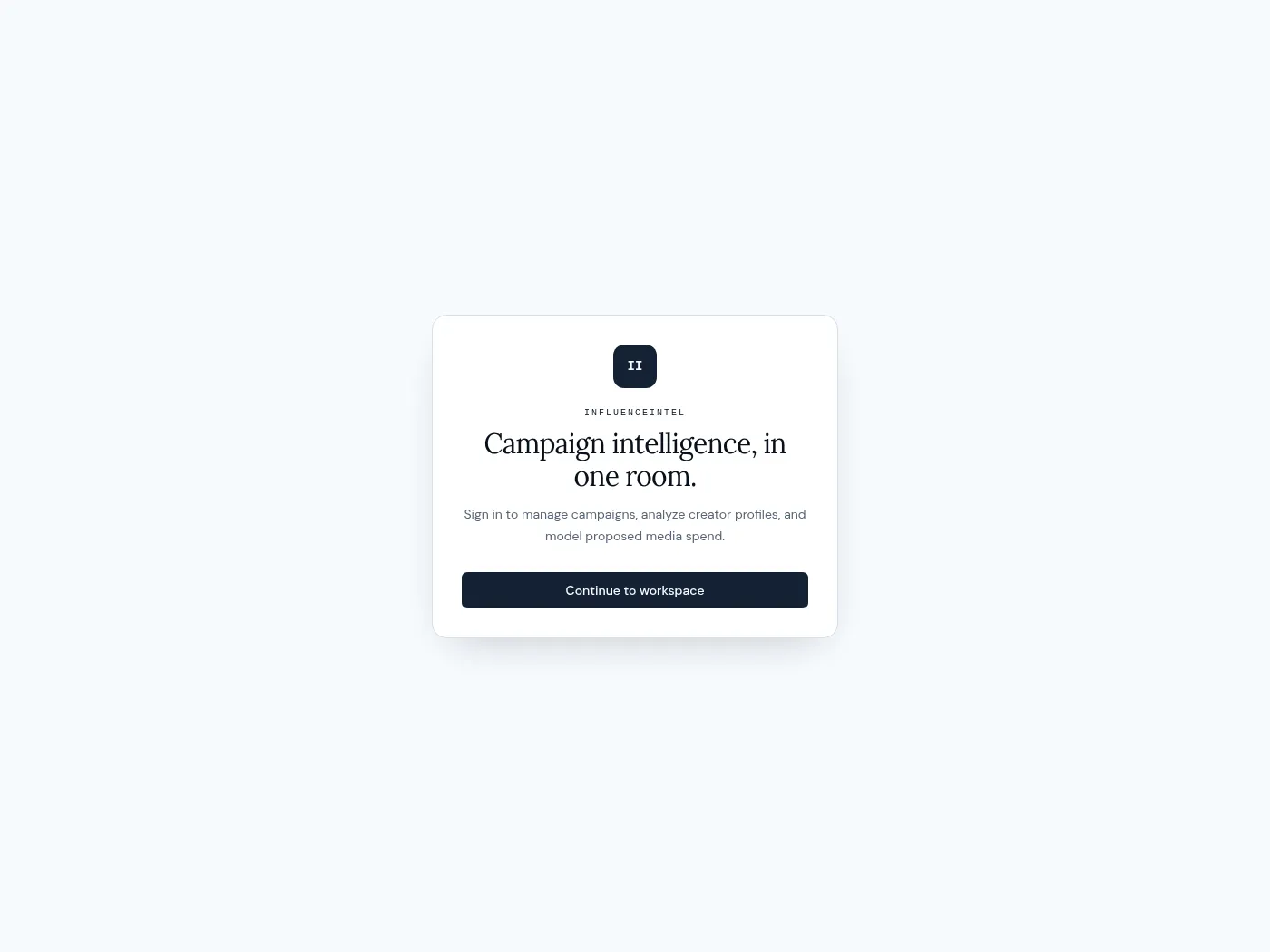 InfluenceIntel Dashboard