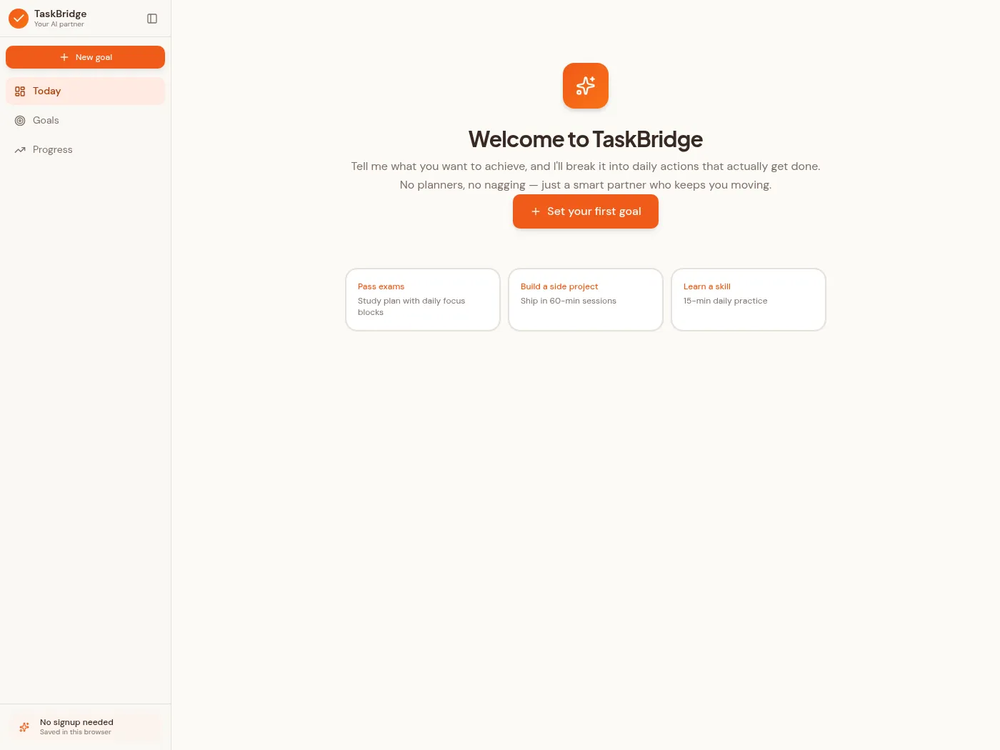 TaskBridge AI Partner