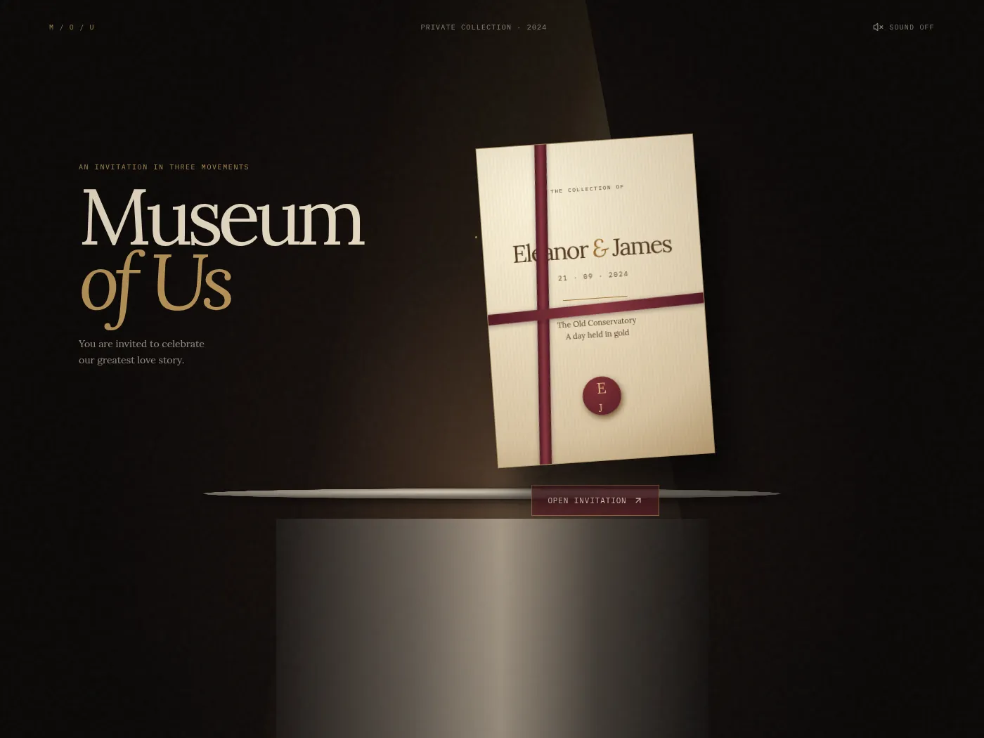 Museum of Us Invitation