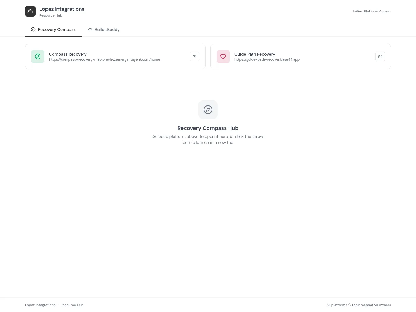 Resource Hub Integration