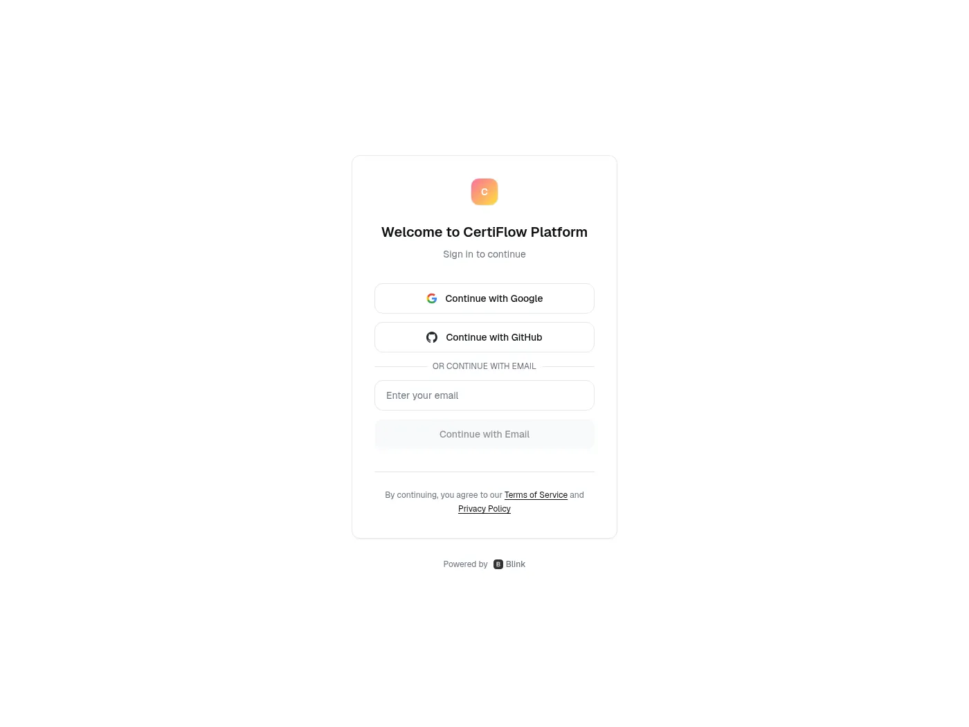CertiFlow Platform