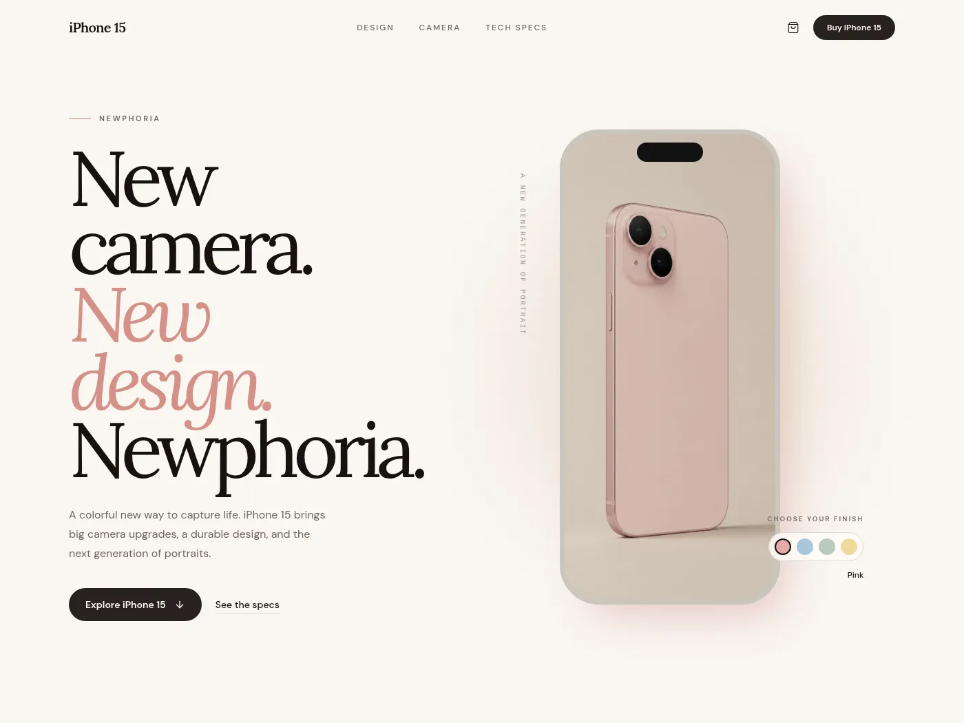 iPhone 15 Showcase