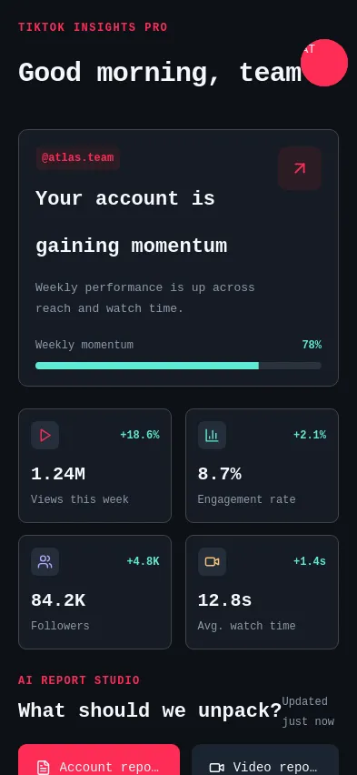 TikTok Insights Pro