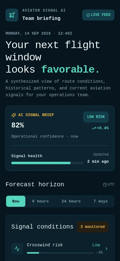 Aviator Signal