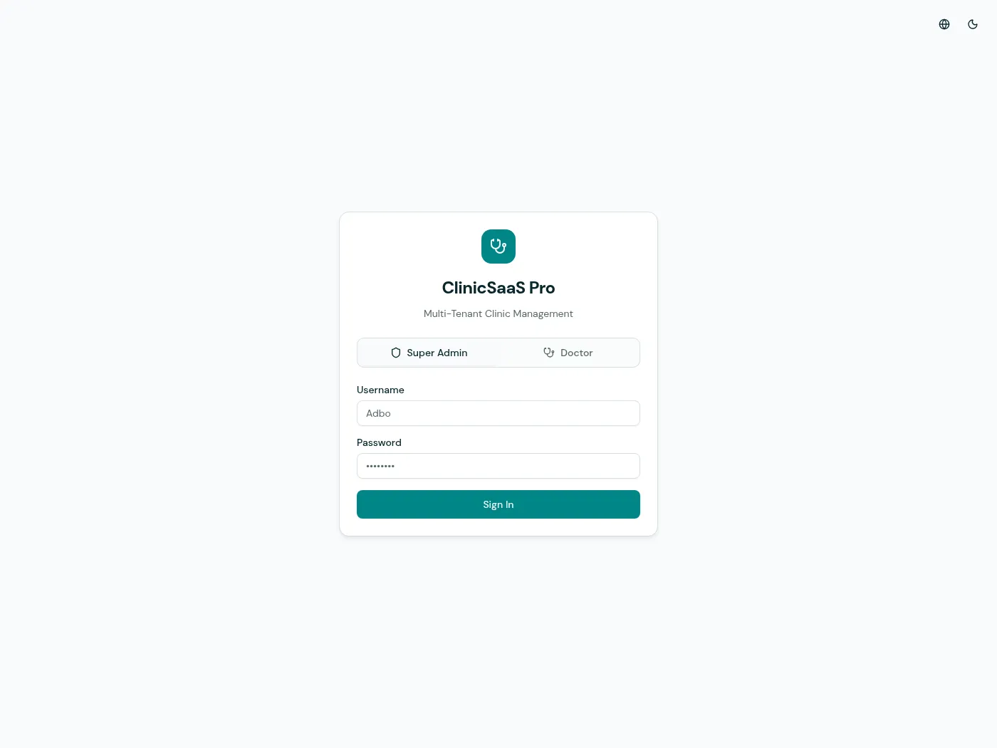 ClinicSaaS Pro Platform