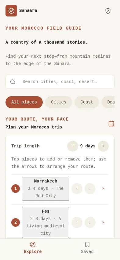Moroccan City Explorer