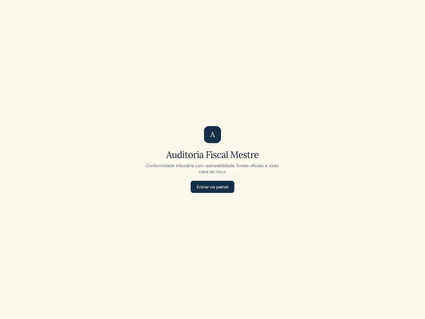 Auditoria Fiscal Mestre