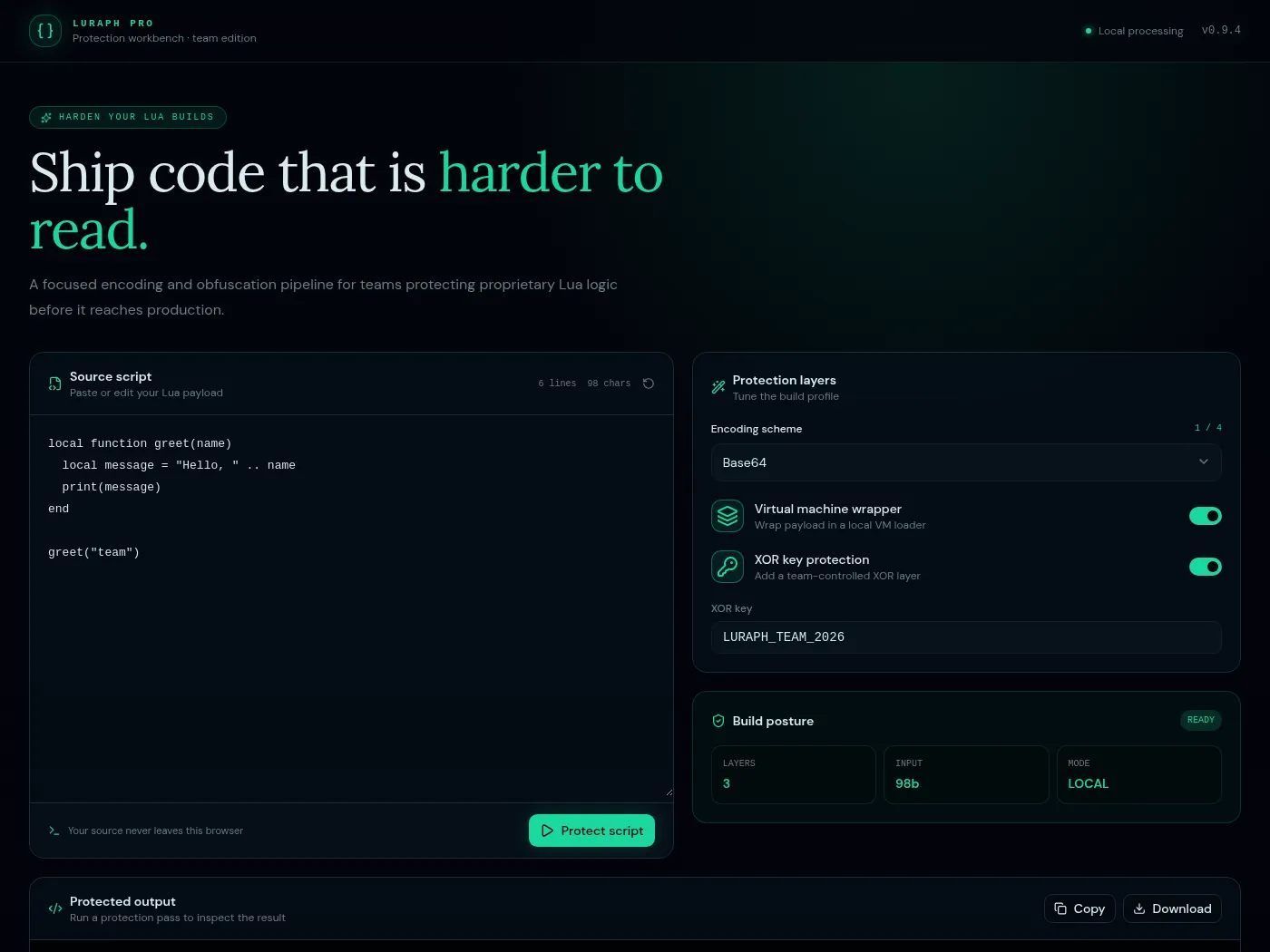 Luraph Pro Obfuscator