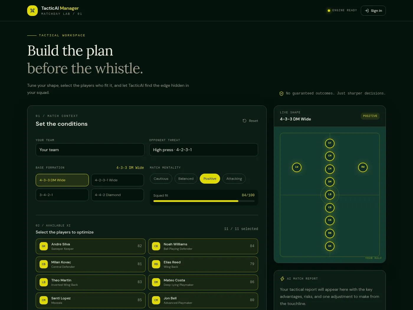 TacticAI Manager