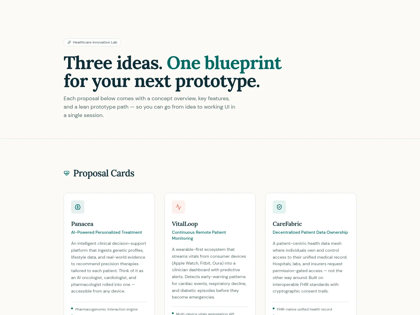 HealthEdge Proposals