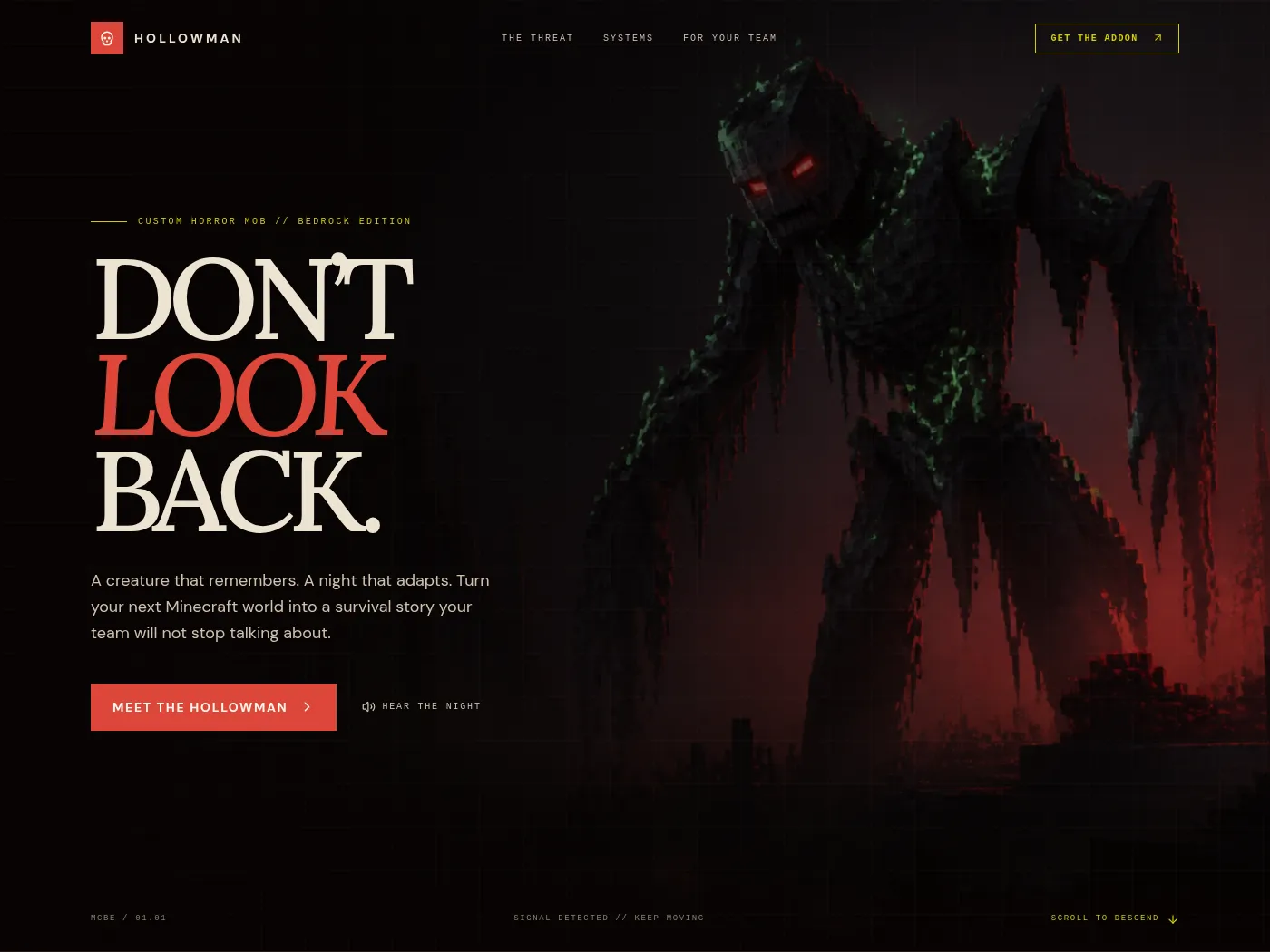 Horror Mob Addon