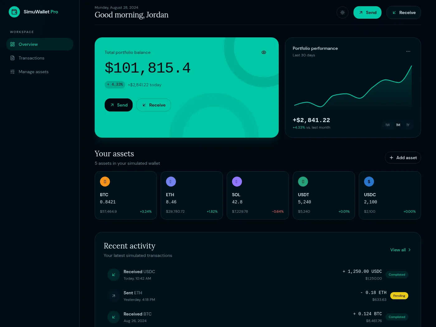 SimuWallet Pro