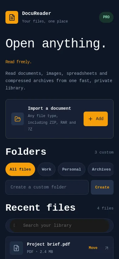 DocuReader Pro