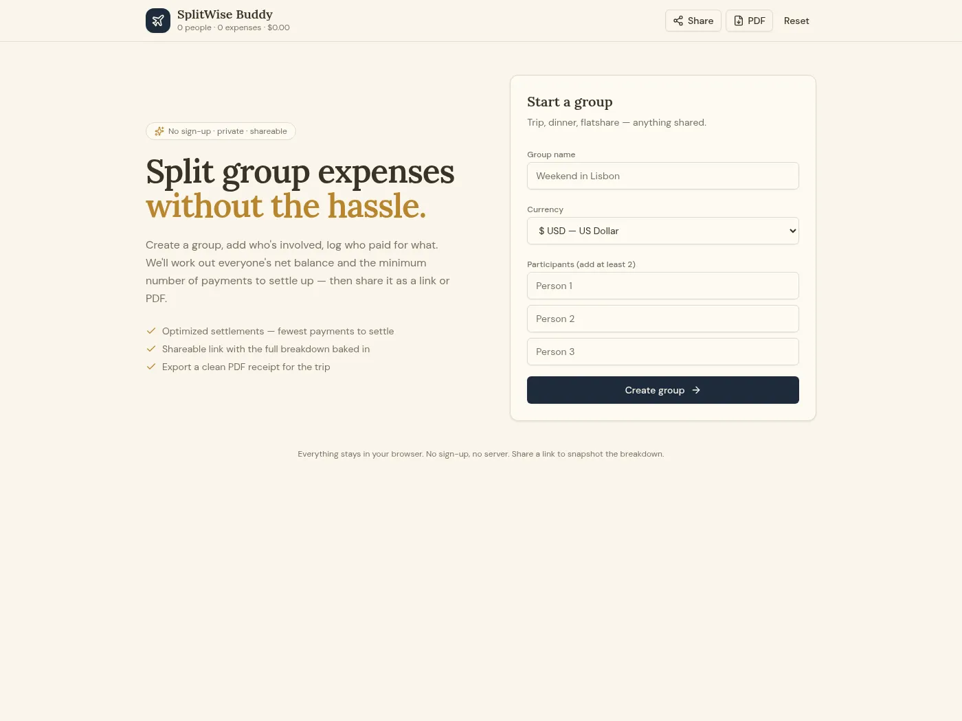 SplitWise Buddy