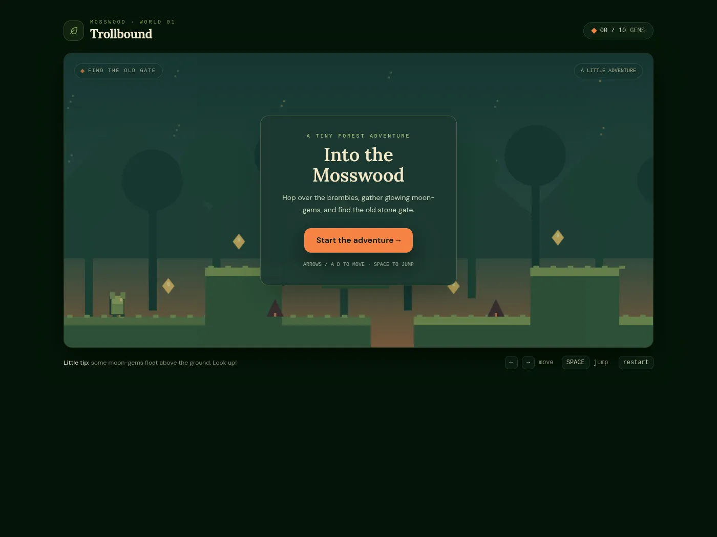 Troll 2D Game