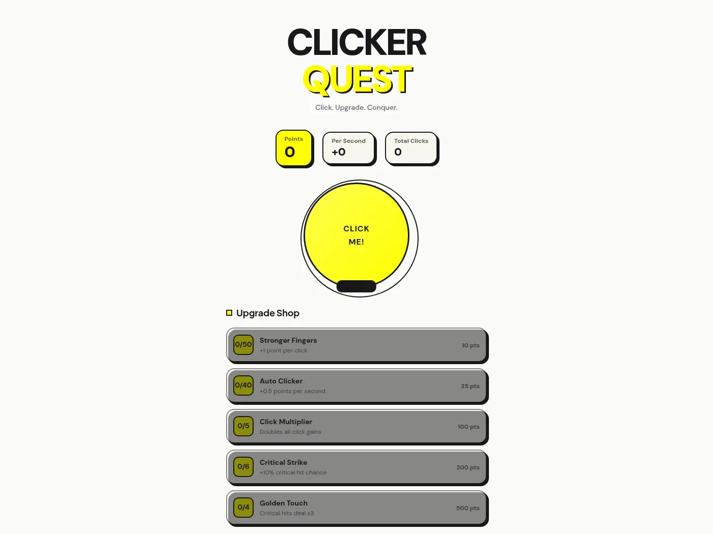Clicker Quest