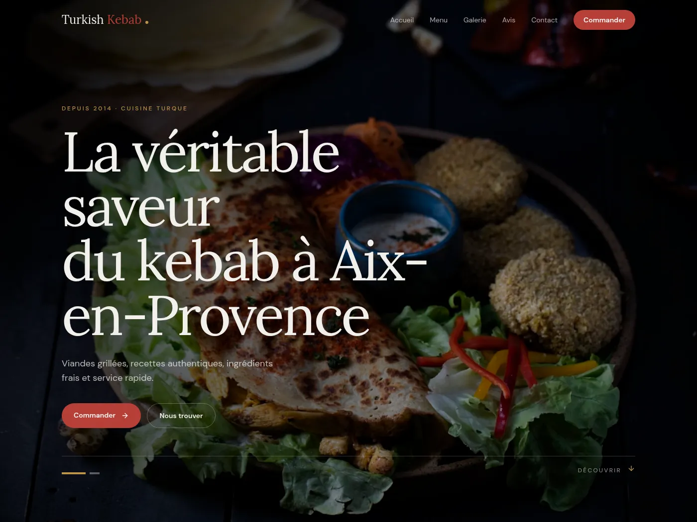 Turkish Kebab Premium Web