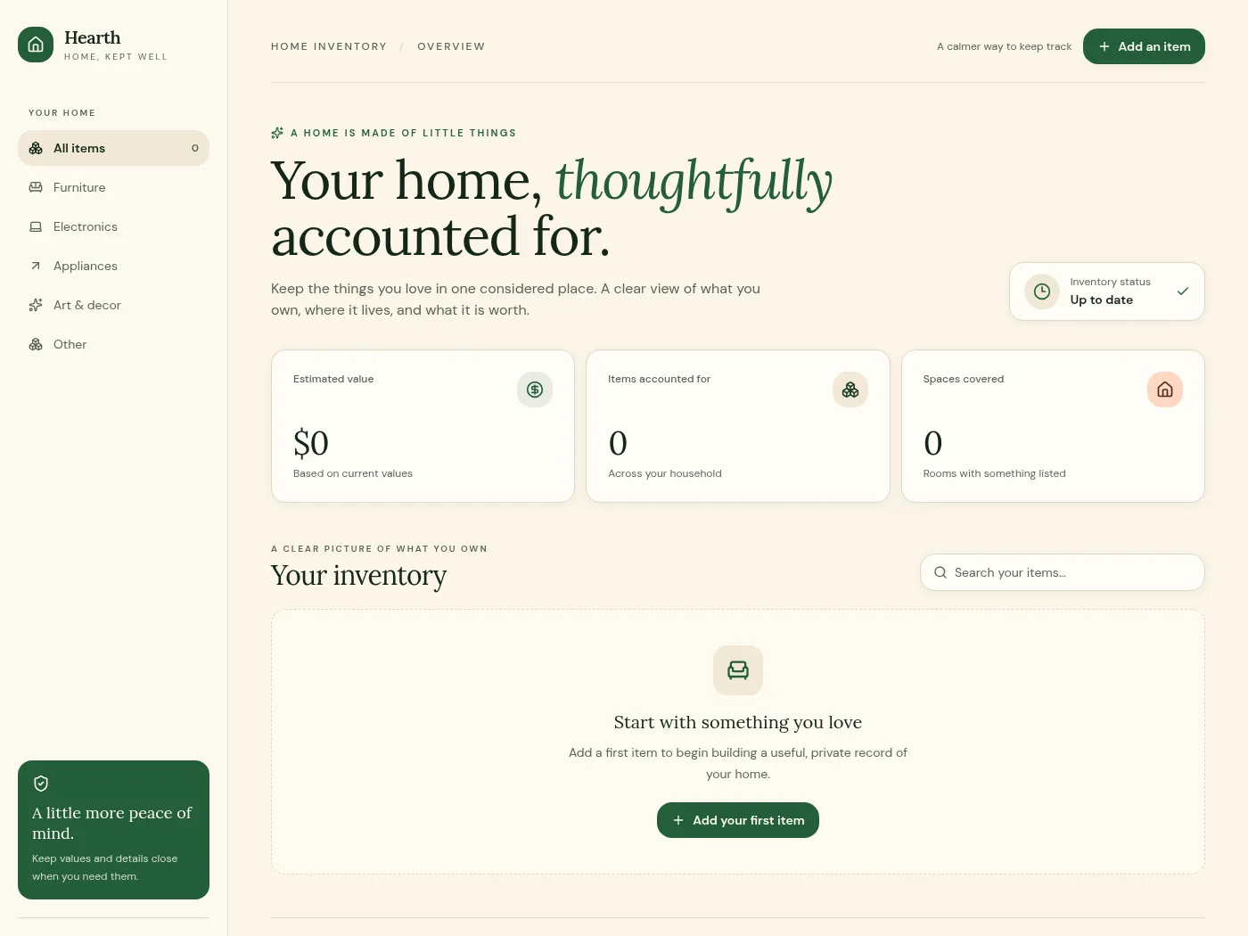 Home Asset Tracker