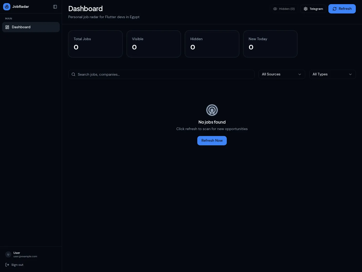 JobRadar for Mobile Devs