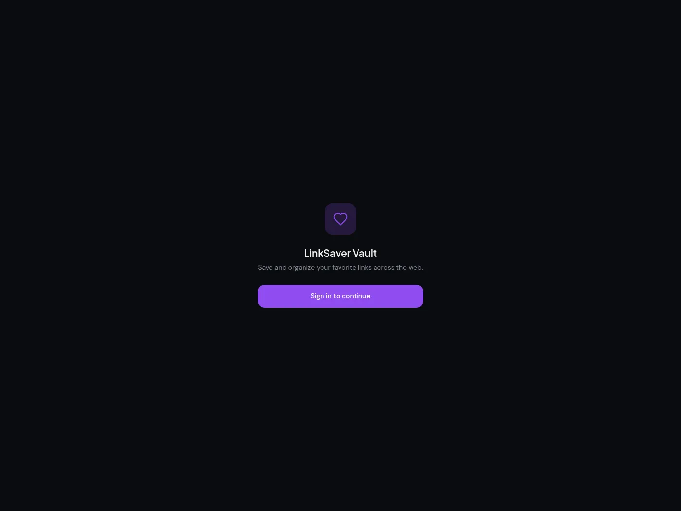 LinkSaver Vault