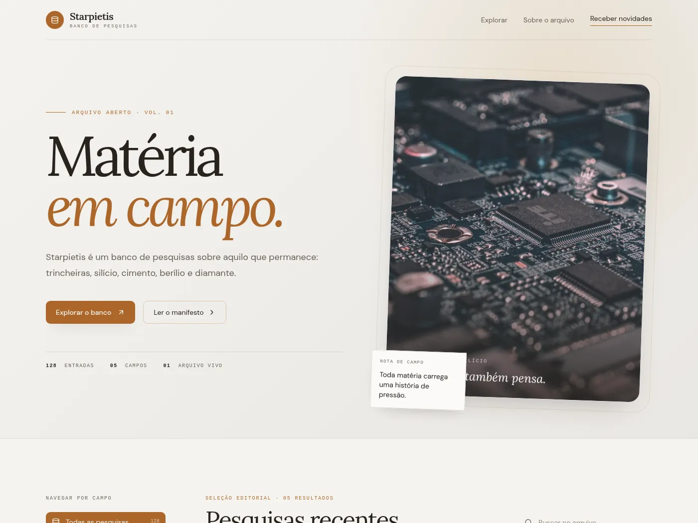 Starpietis Research Portal