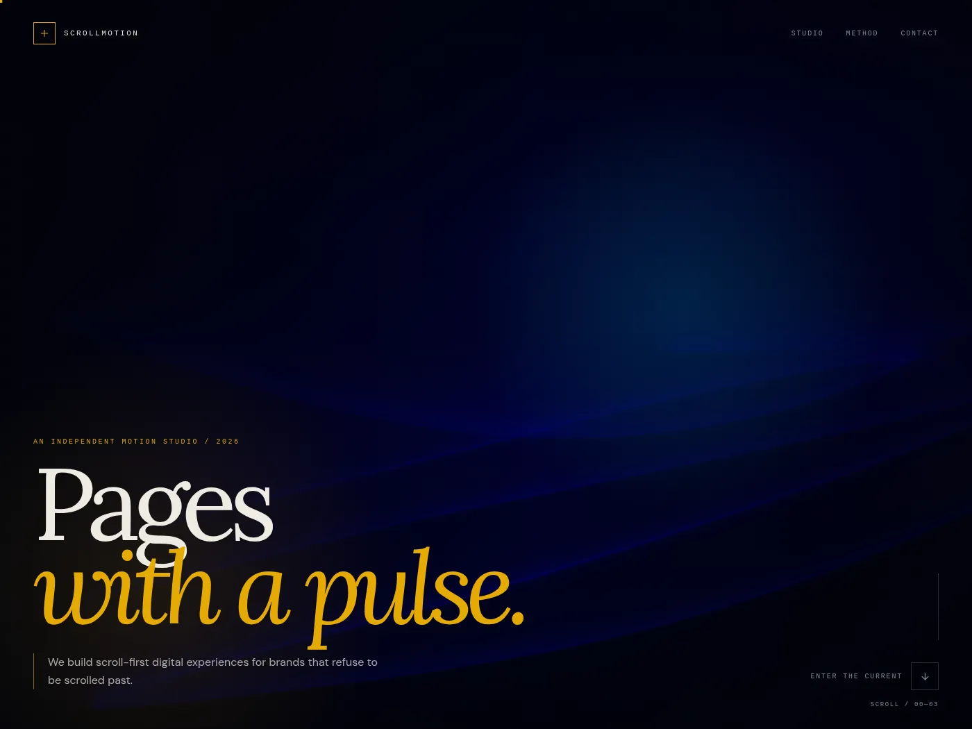 ScrollMotion Landing Page