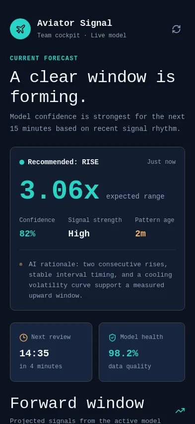 Aviator Signal Predictor