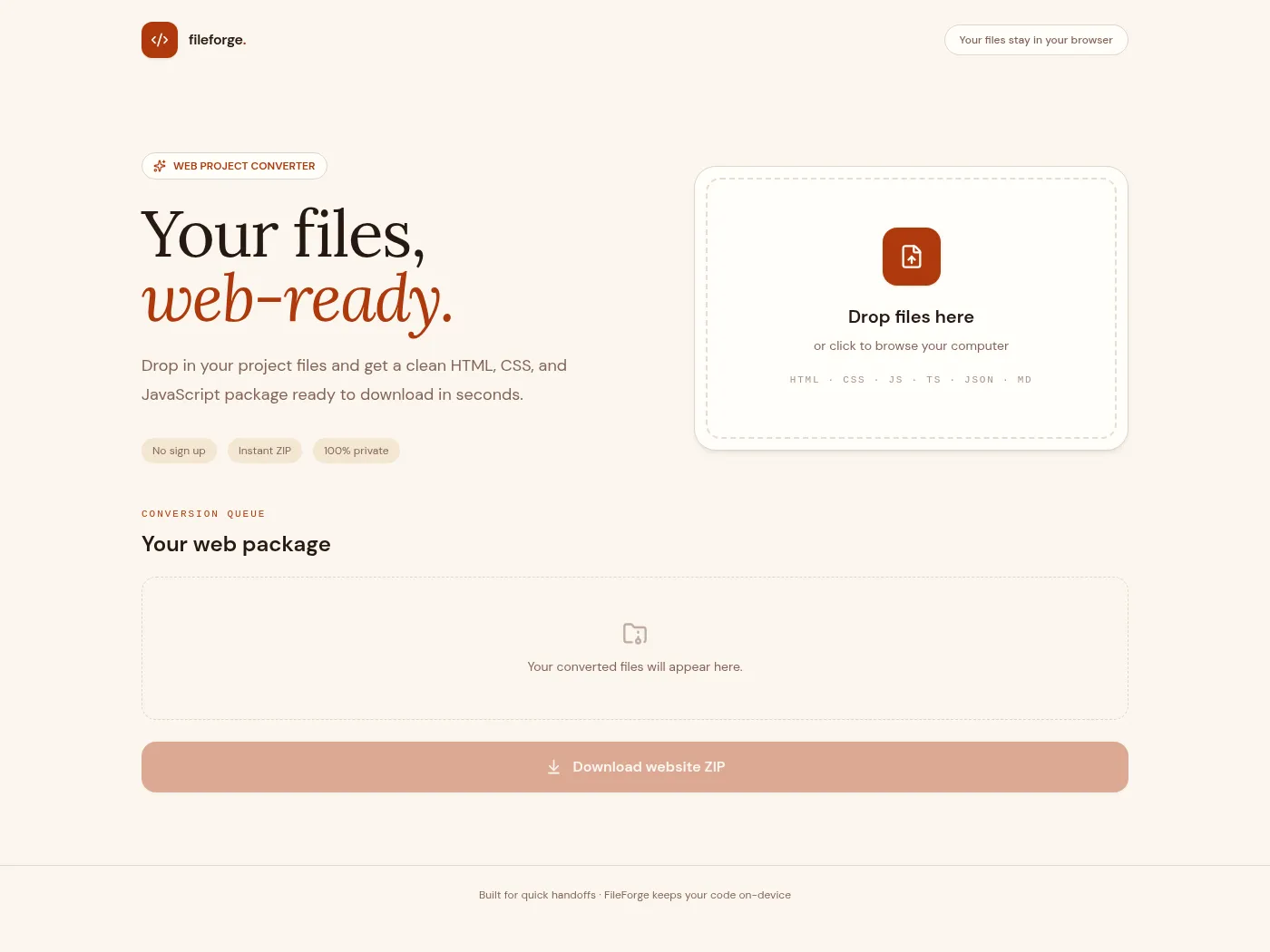 Web Files Converter