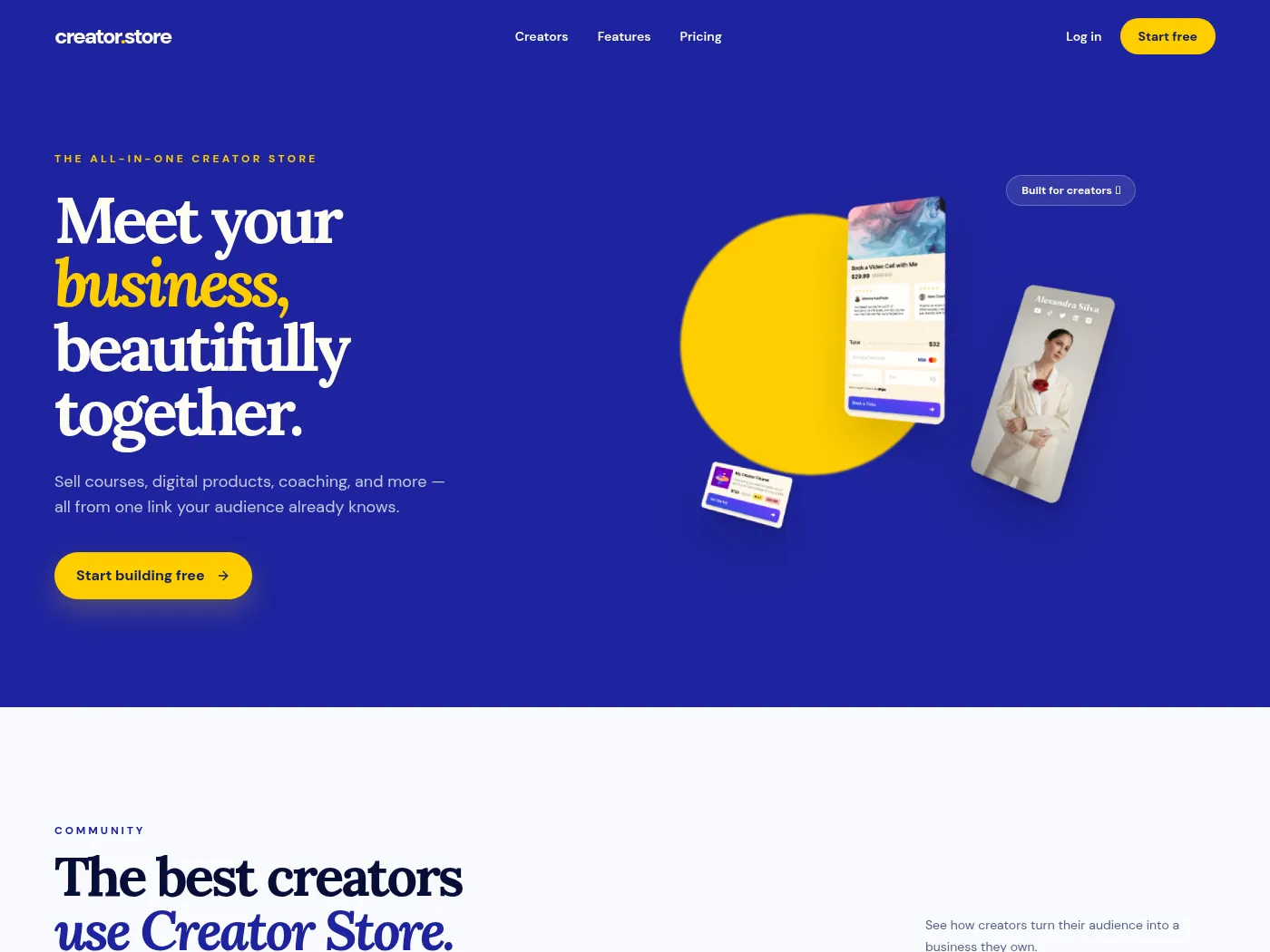 Creator Product Store