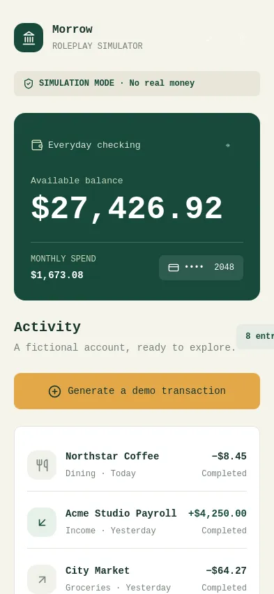 Roleplay Banking Simulator