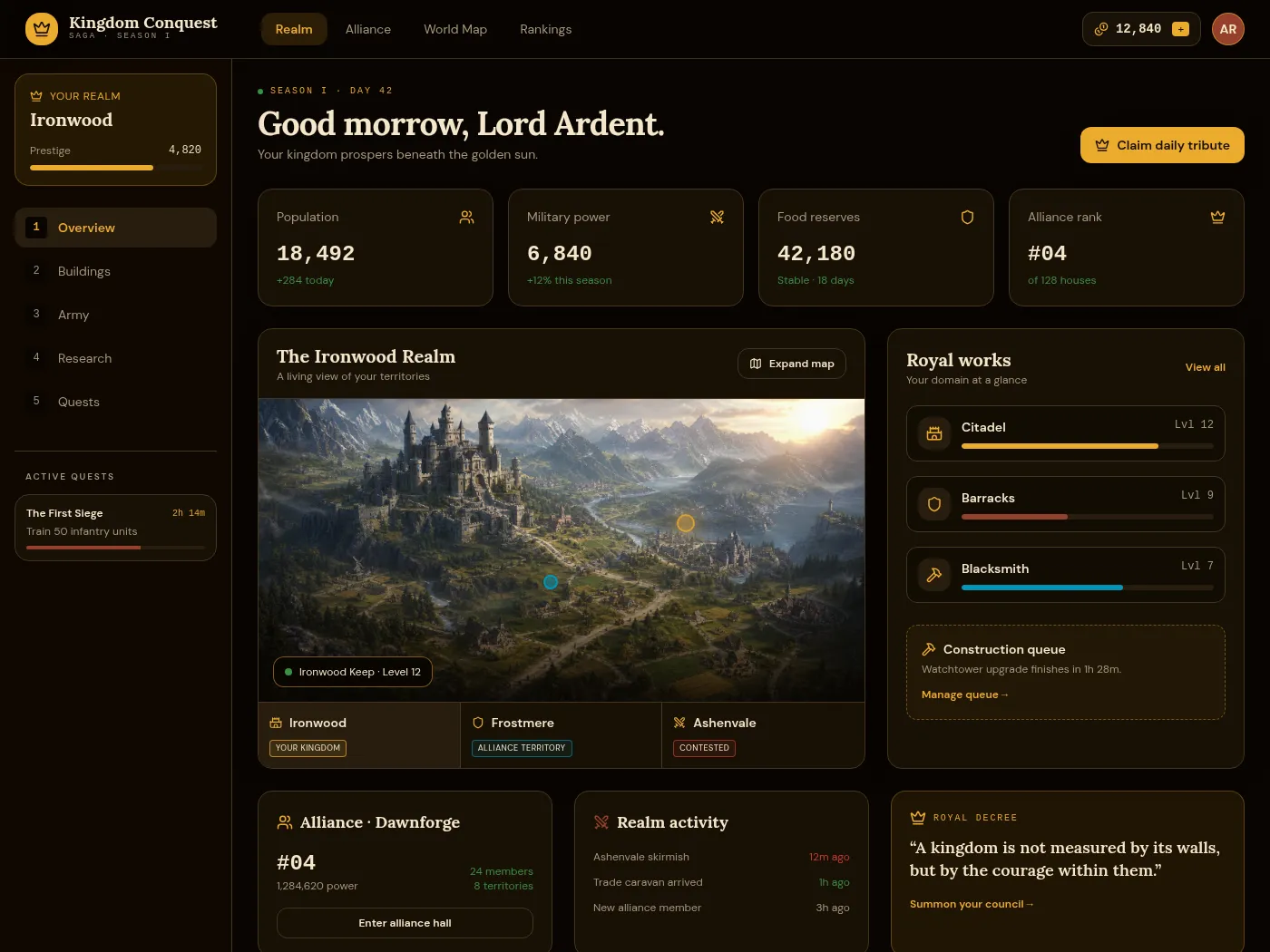 Kingdom Conquest Saga