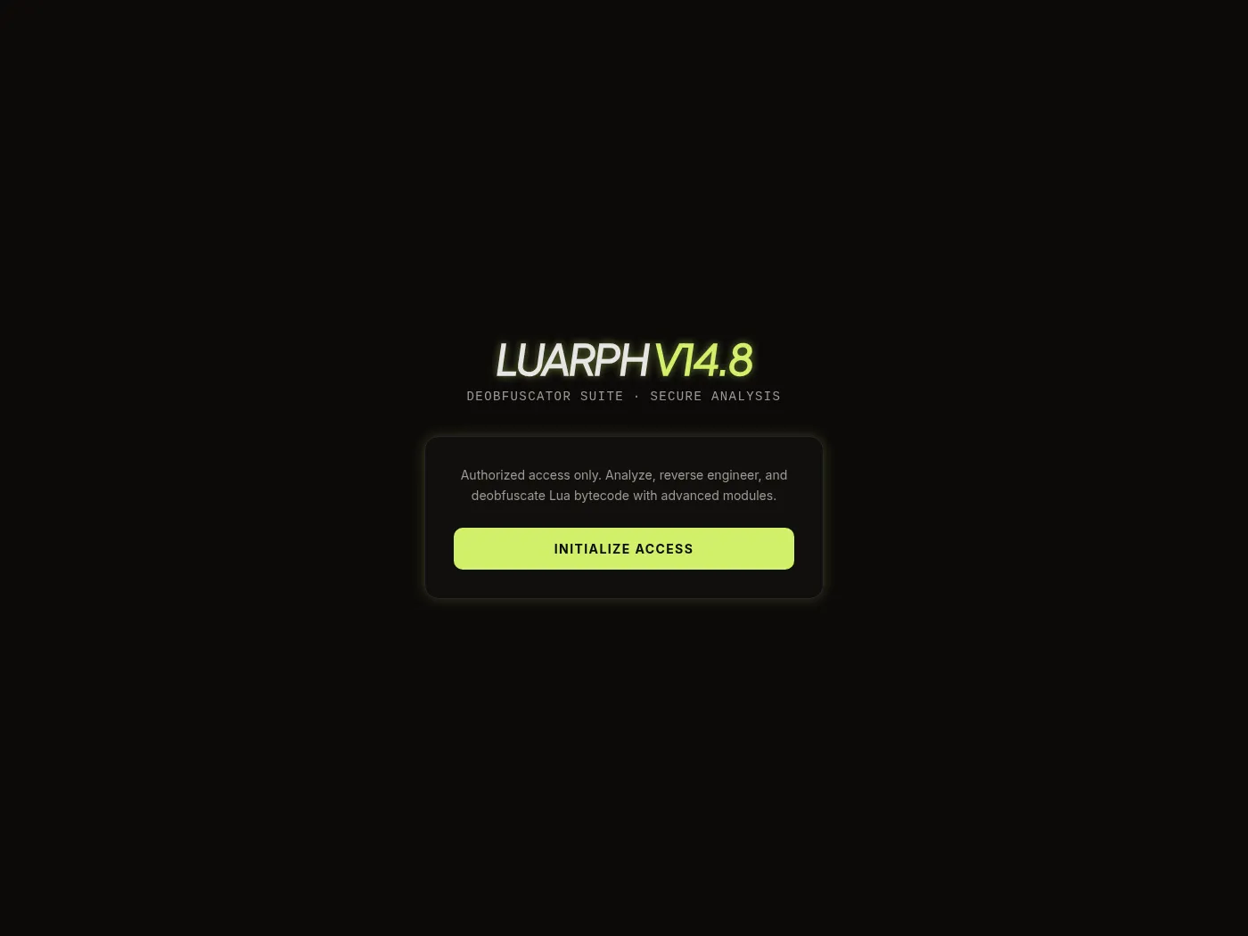 Luarph Deobfuscator