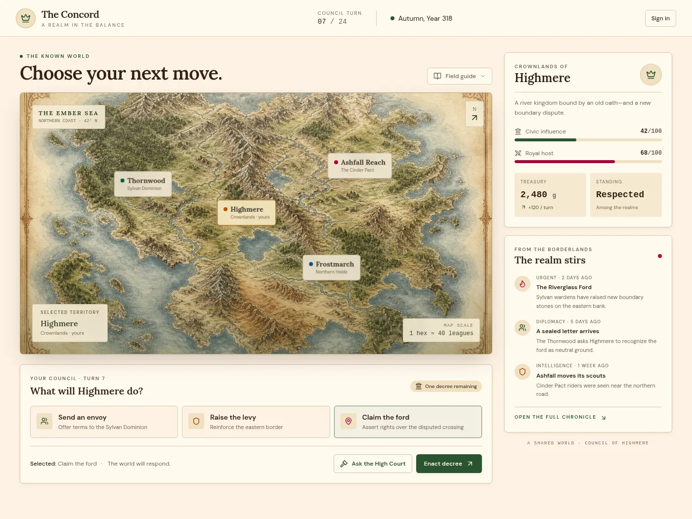 Fantasy Nation Simulator