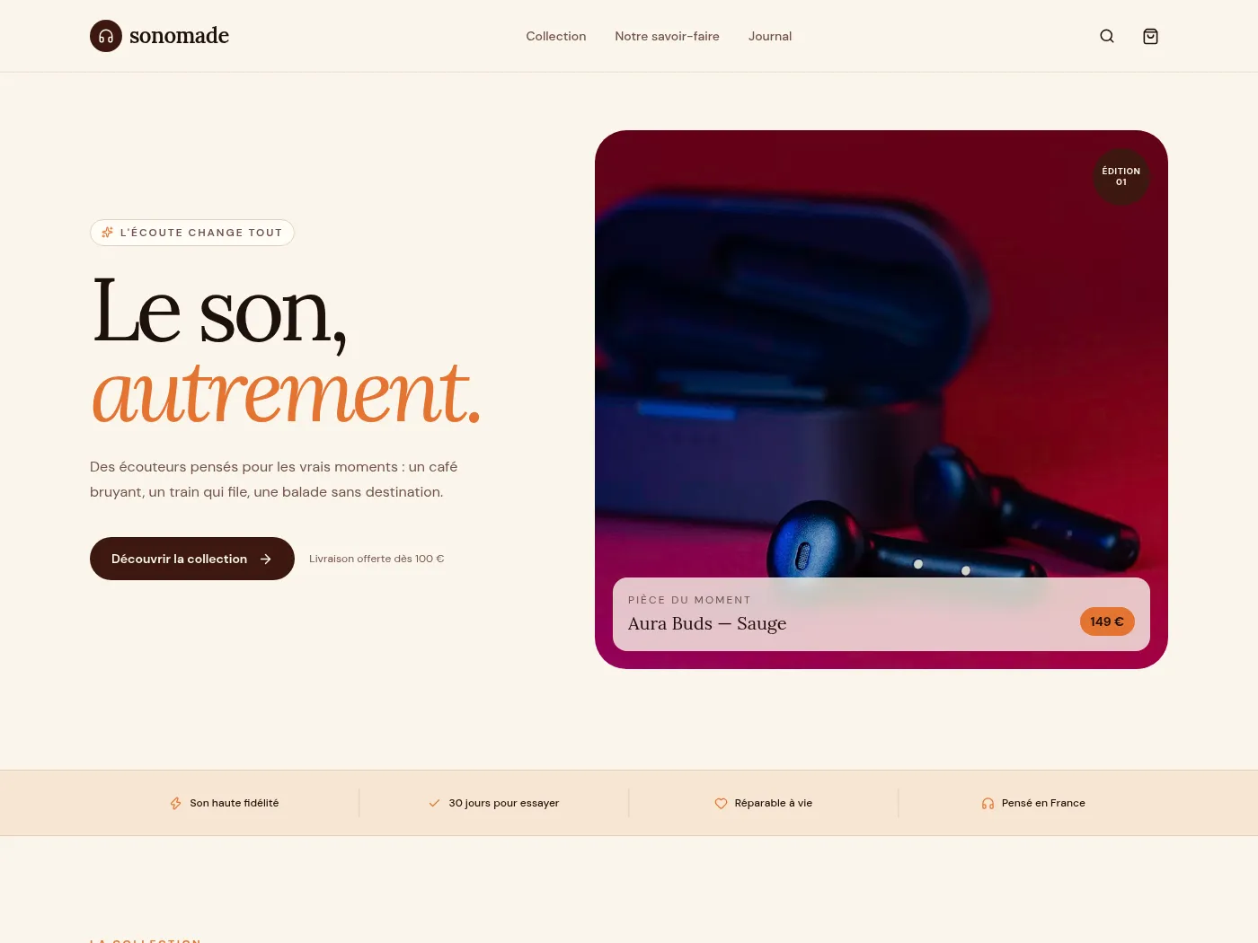 Écouteurs Shop Site