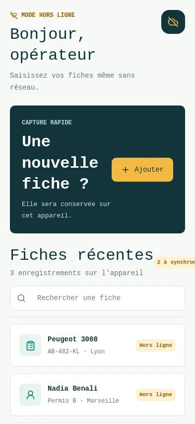 Véhicules Cloud Mobile
