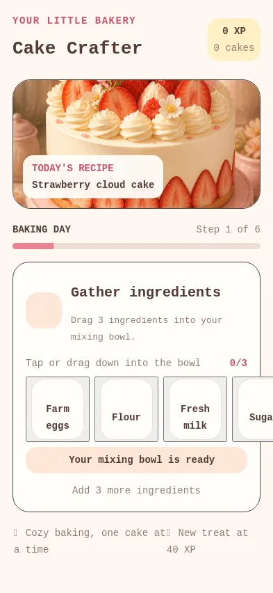 Cake Crafter Mobile Game