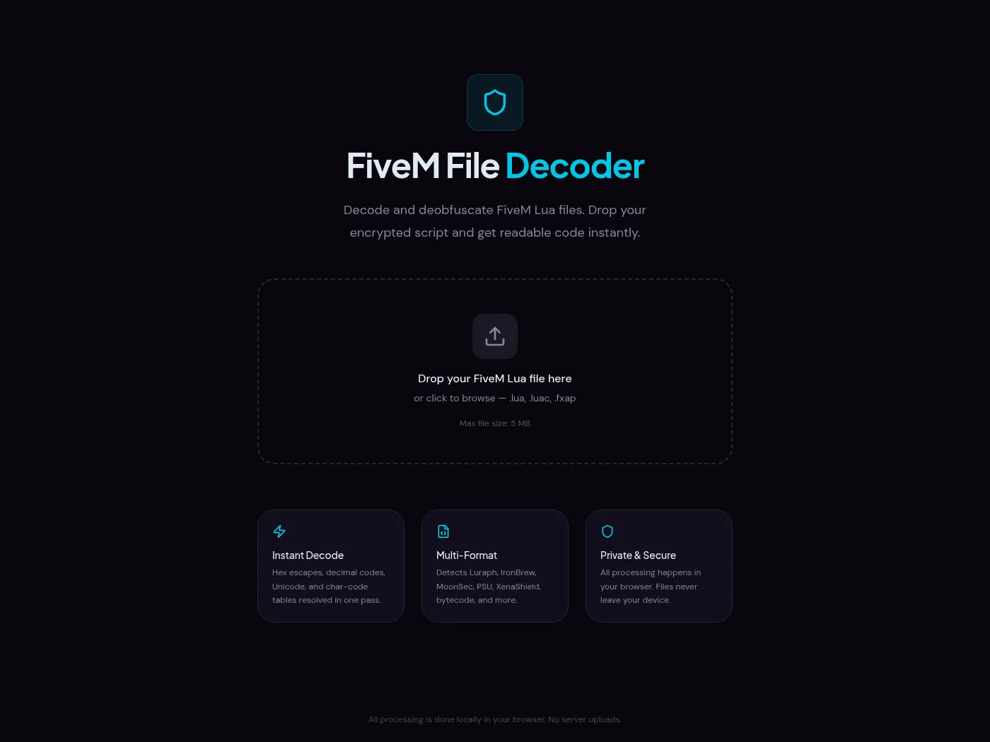 FiveM File Decoder