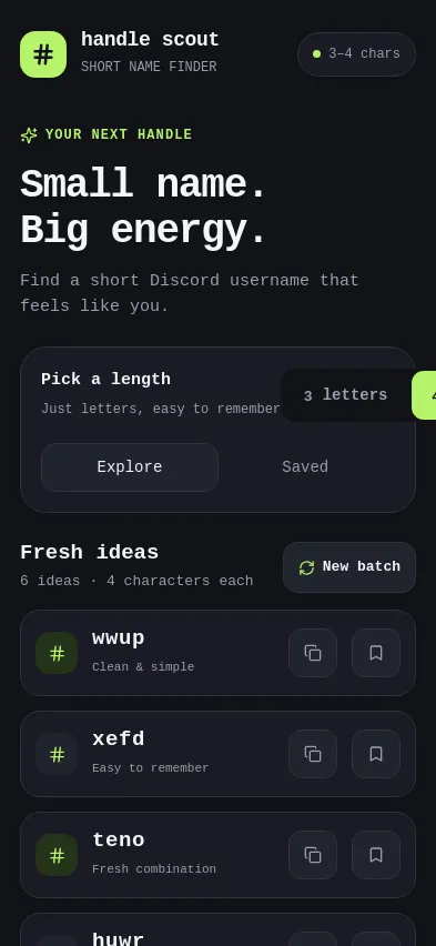 Discord Usernamely