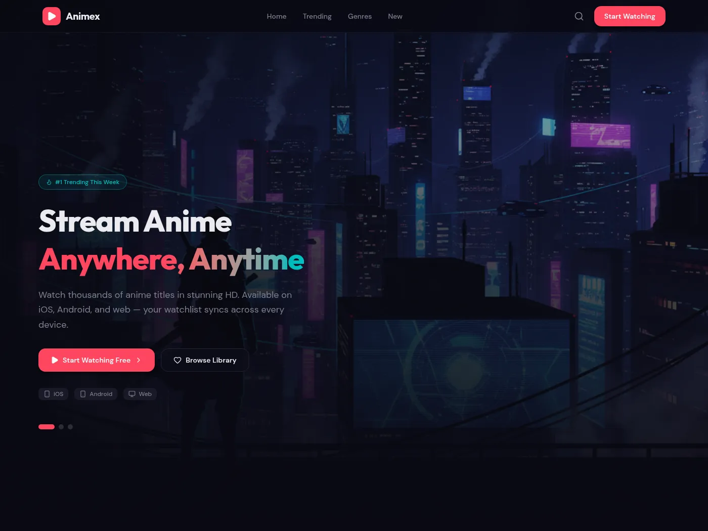 Animex Stream Hub