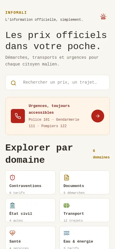 InfoMali Civic App