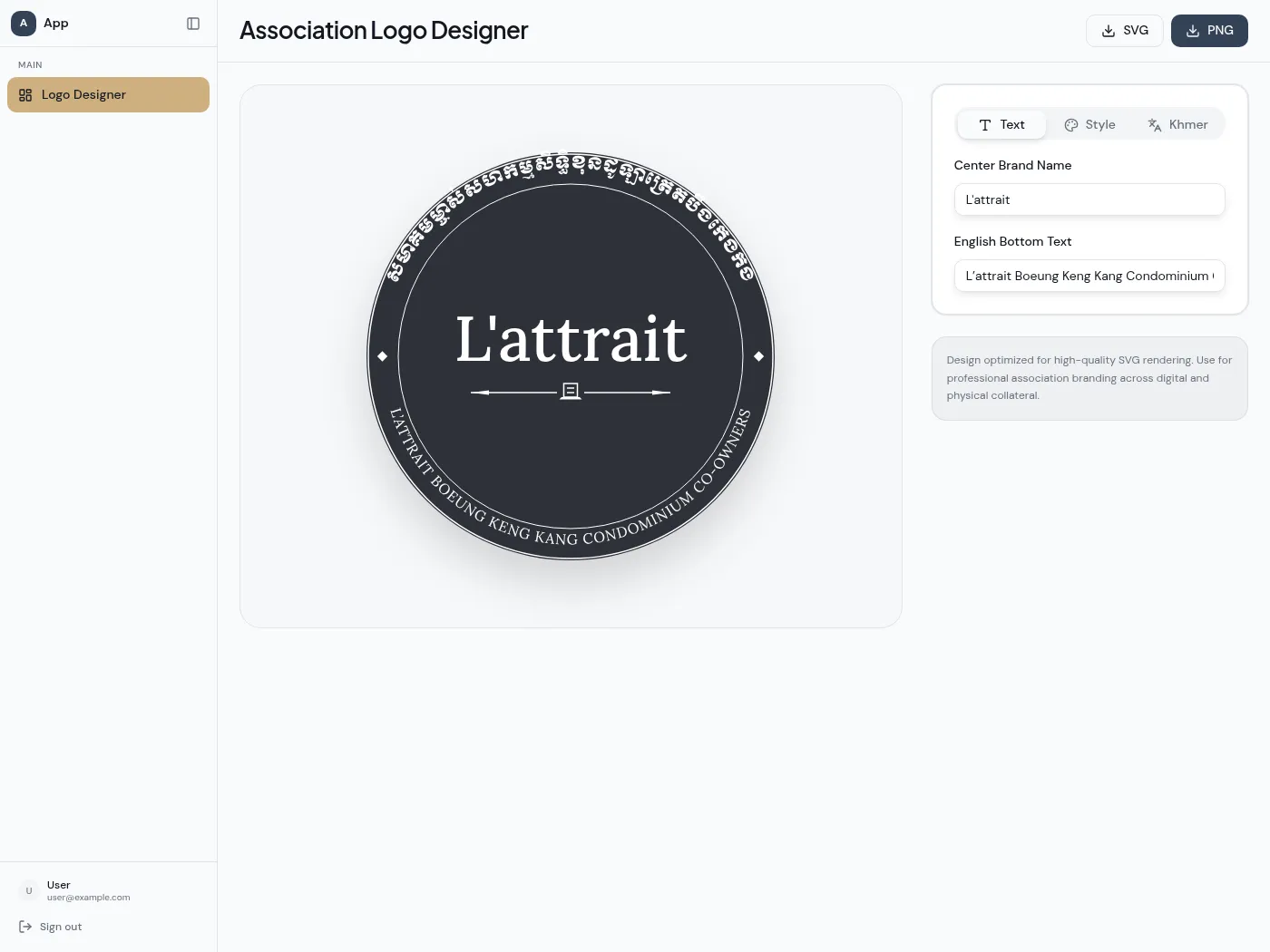 BKK Condo Logo Builder