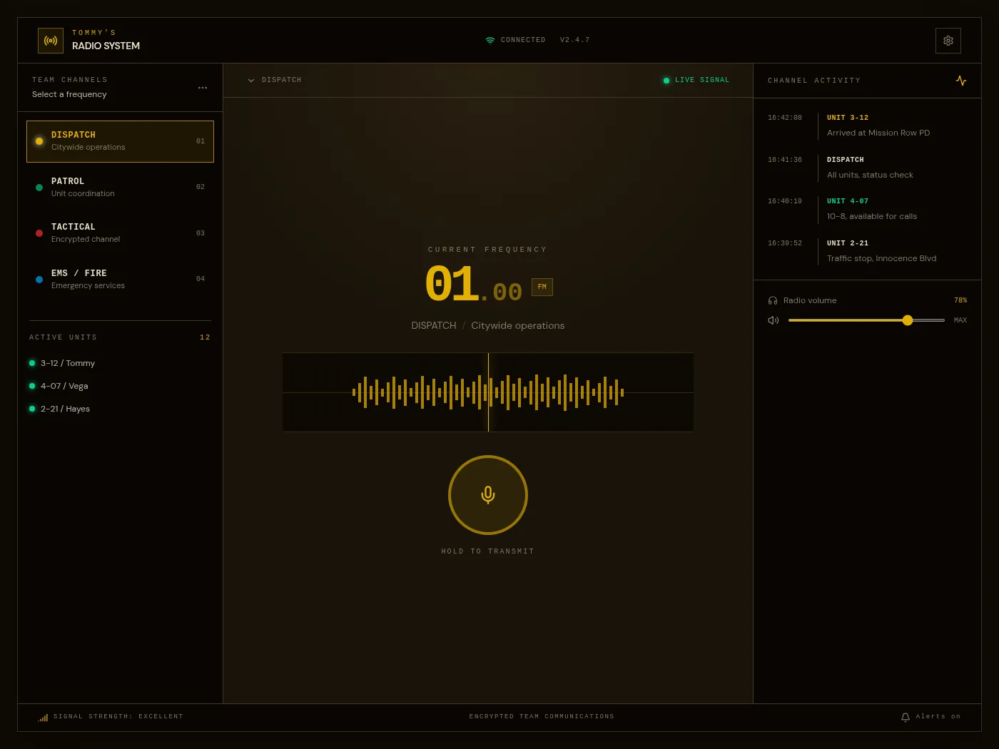 Tommy's FiveM Radio Remake