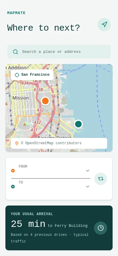 MapMate Mobile