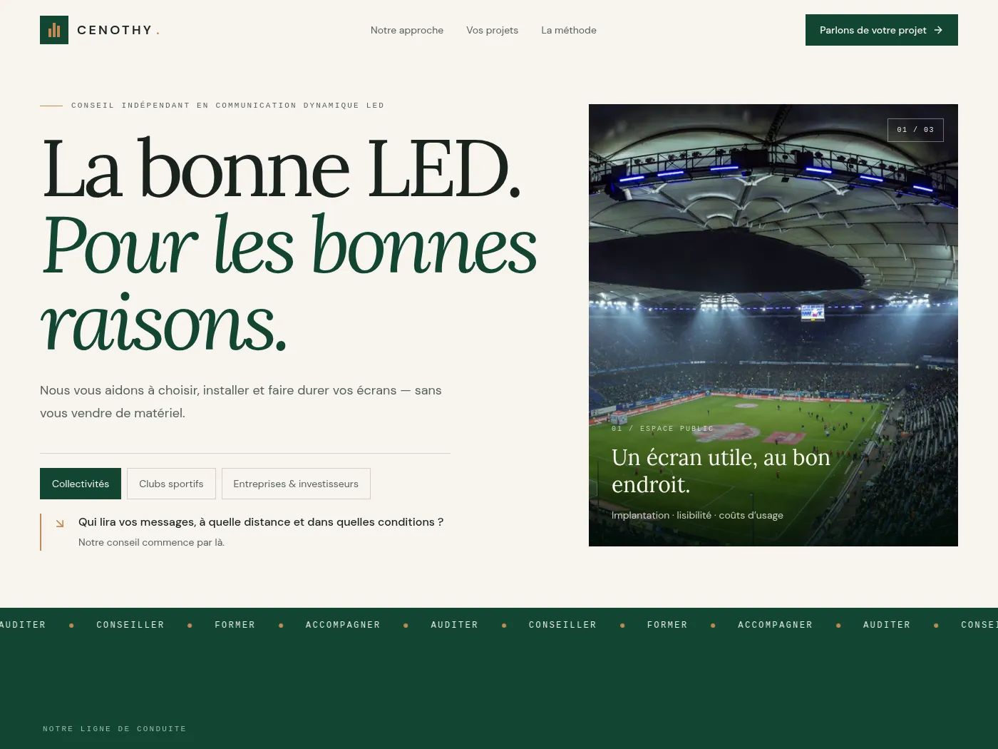 CENOTHY Conseil LED