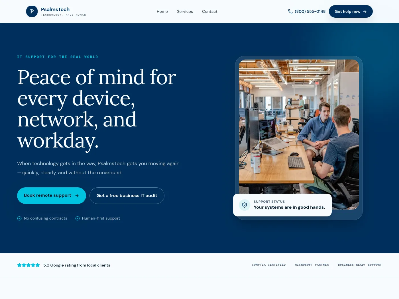 PsalmsTech IT Services Site
