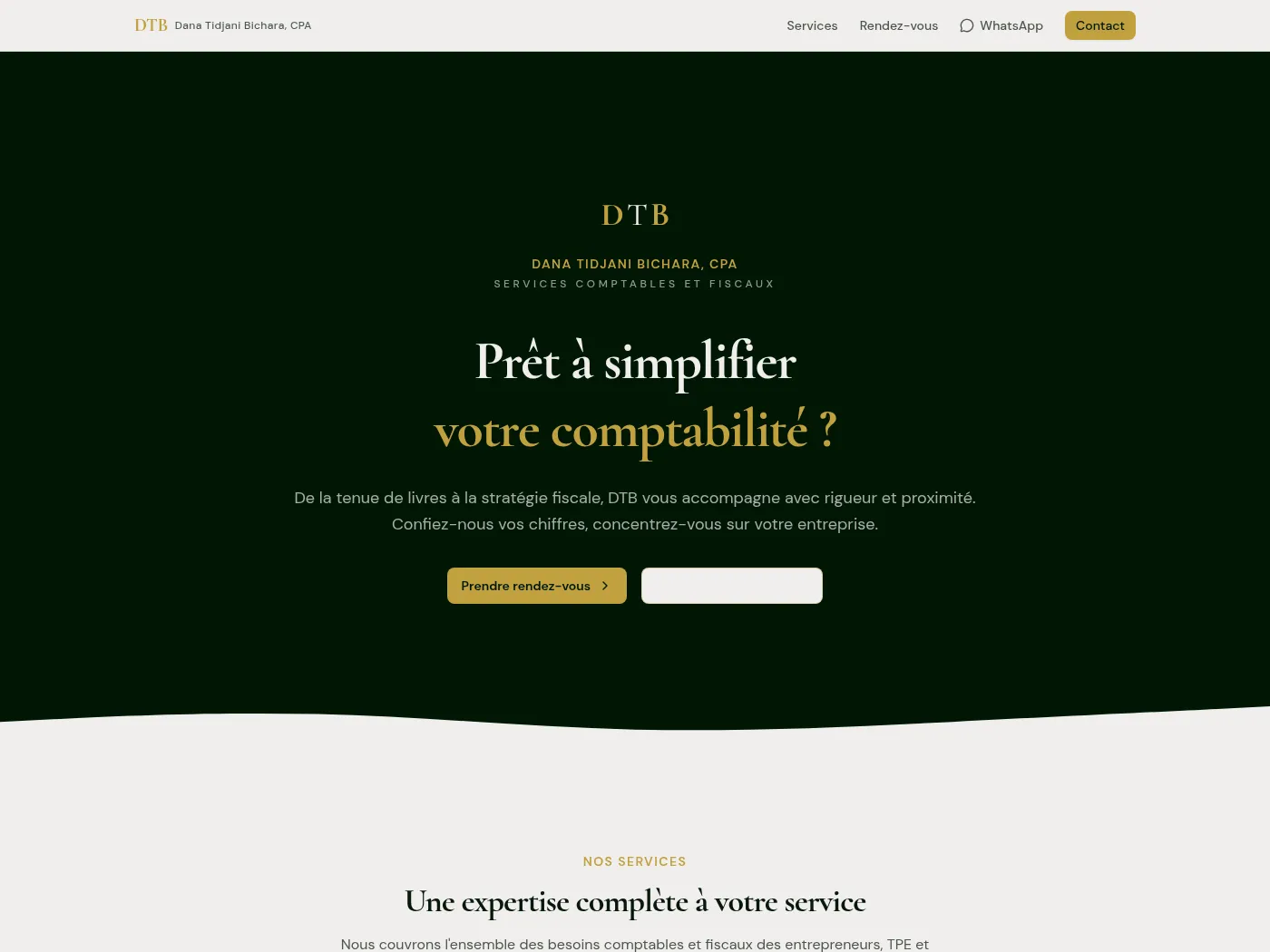 Cabinet Comptable Web